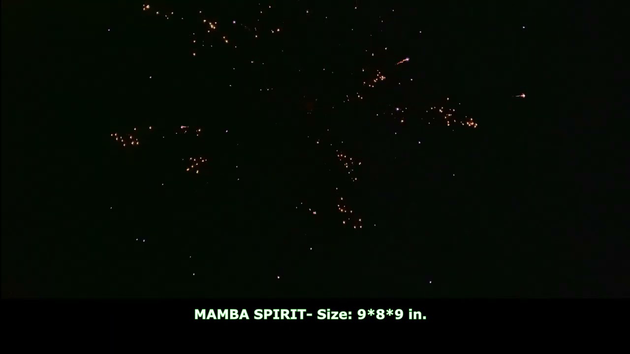 Mamba Spirit from Pyro Diablo Fireworks New for 2021 Springbrook ...