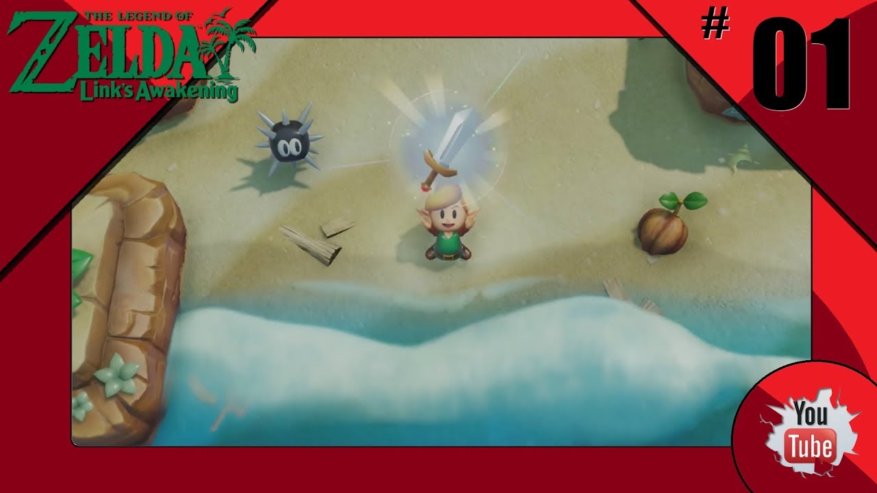 Let's play (Blind): Zelda - Link's Awakening: Part 01 - Waking up on ...