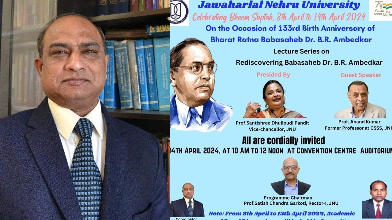 Rediscovering Babasaheb Dr.B.R. Ambedkar, Prof. Vivek Kumar, JNU - YouTube