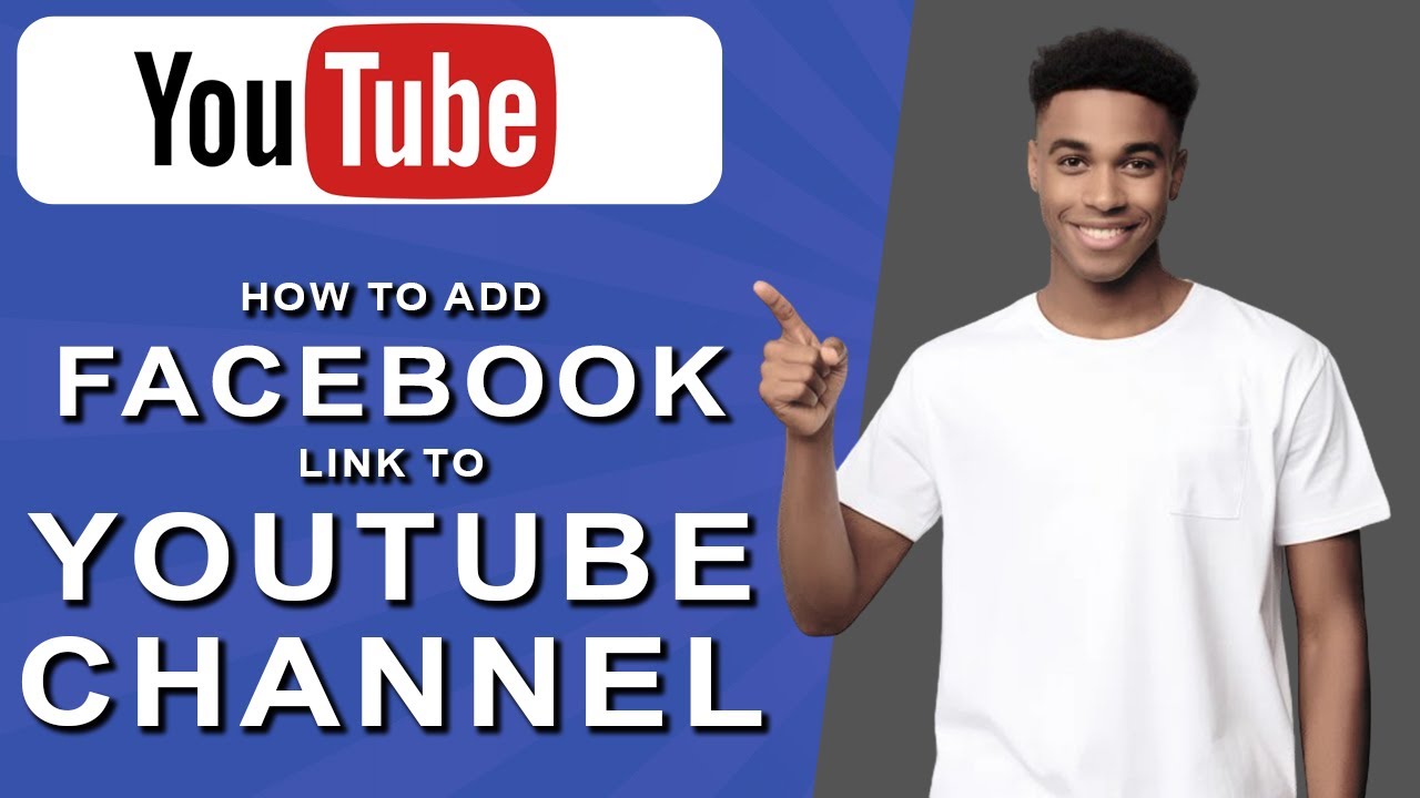 How to add facebook link to youtube channel (2024) - YouTube