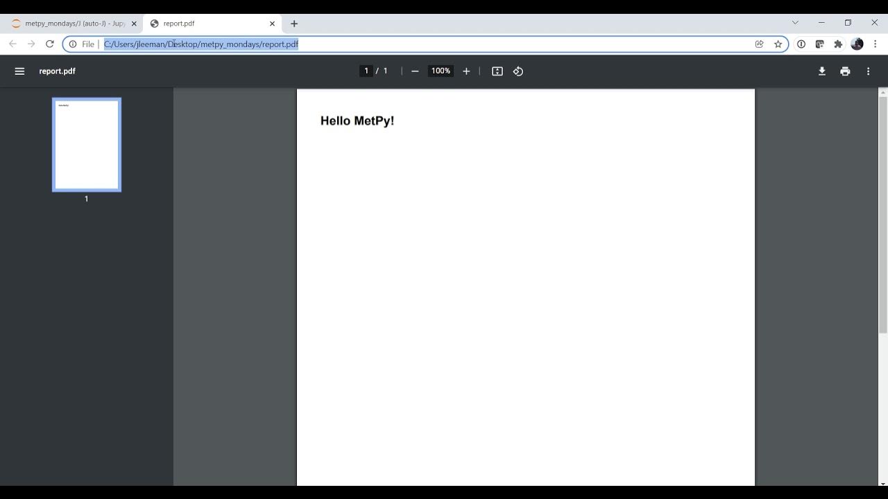 MetPy Mondays #214 - Creating PDF Reports in Python - YouTube