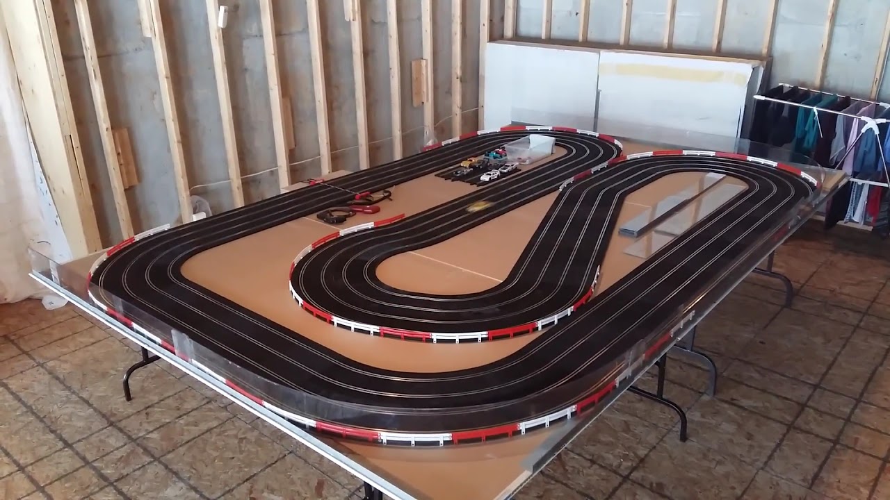 Sudbury Ninco Slot Car Track 2018Apr15 - YouTube