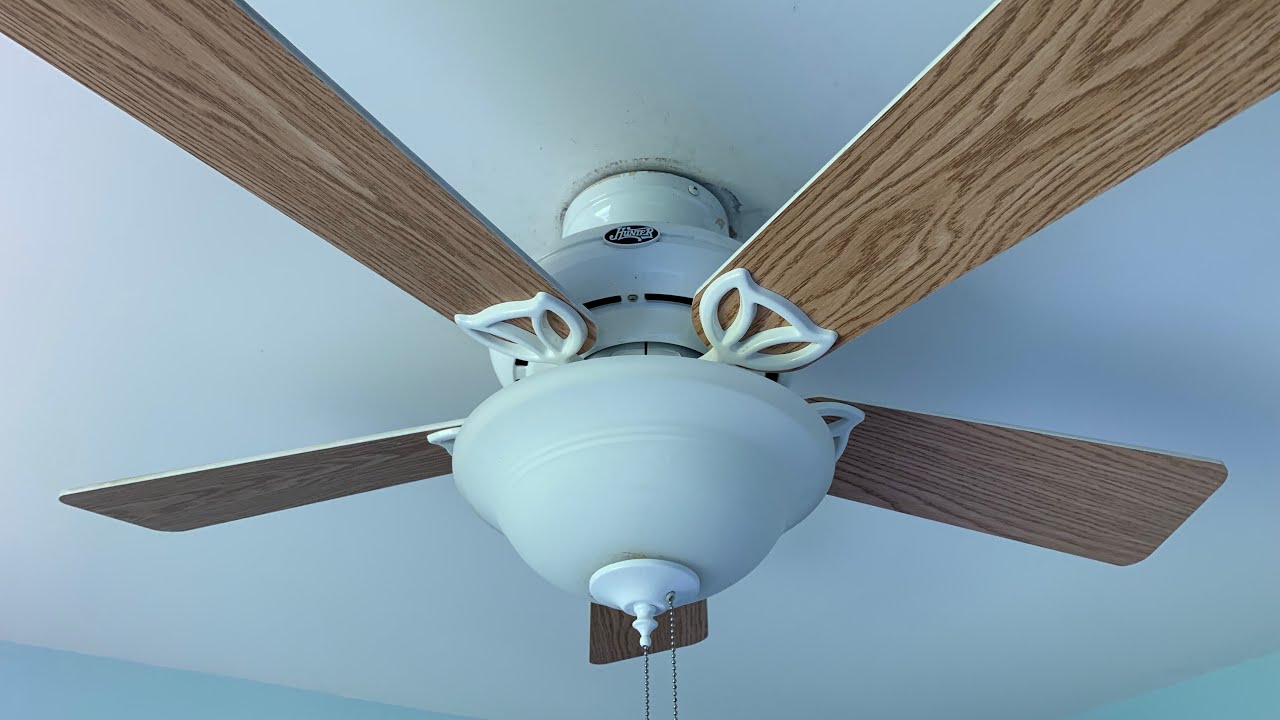 Hunter Eclipse Ceiling Fan (Post-Restoration) (c.2002) - YouTube
