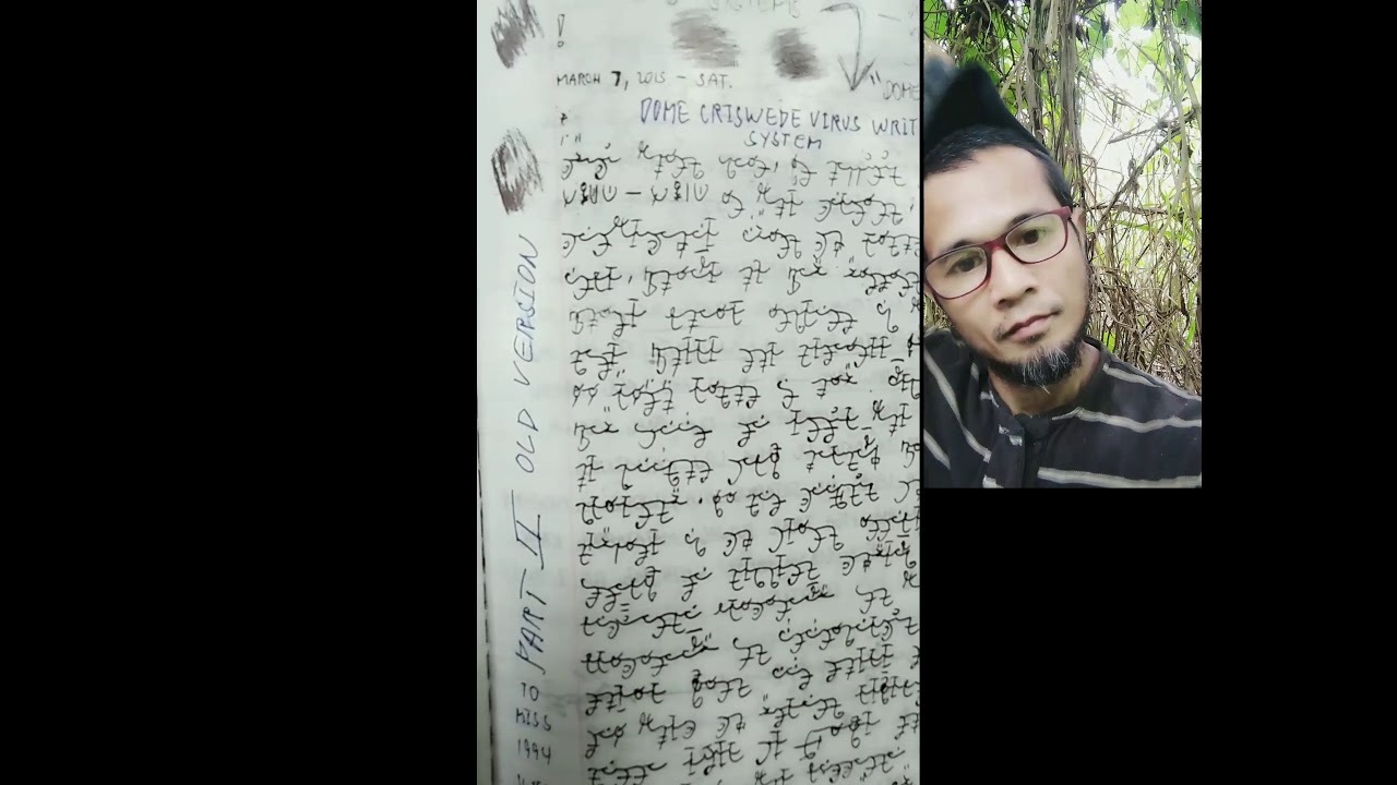My Own Writing System Invention DCV89 - YouTube