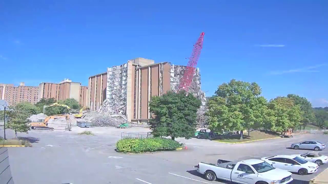University of Tennessee Andy Holt Residence Hall Demo - YouTube