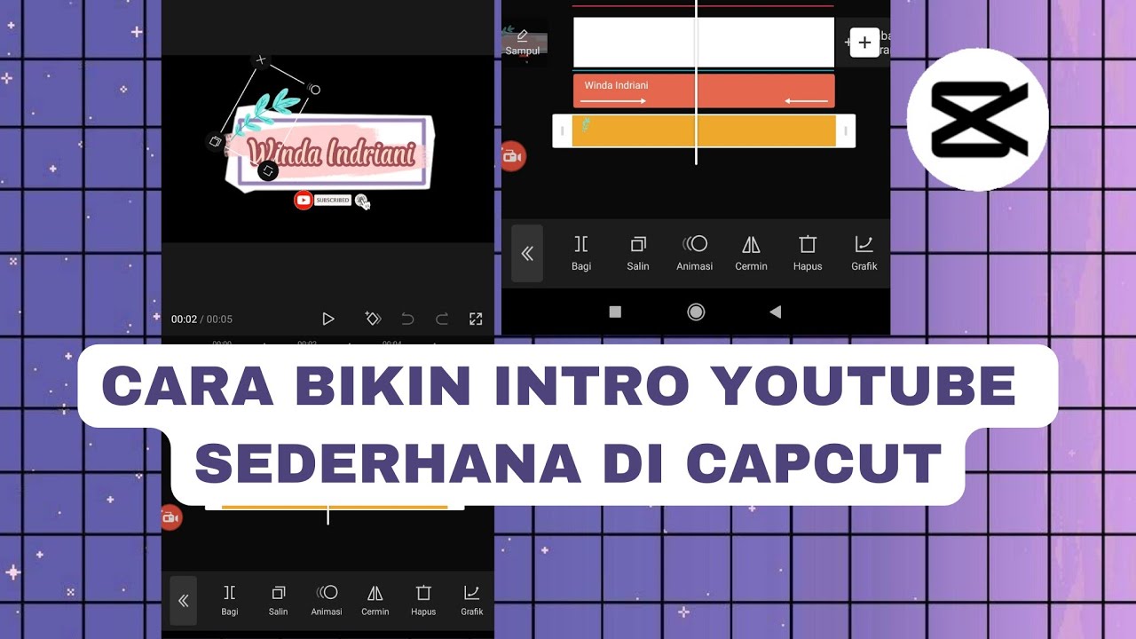 CARA BIKIN INTRO YOUTUBE SEDERHANA DI CAPCUT - YouTube