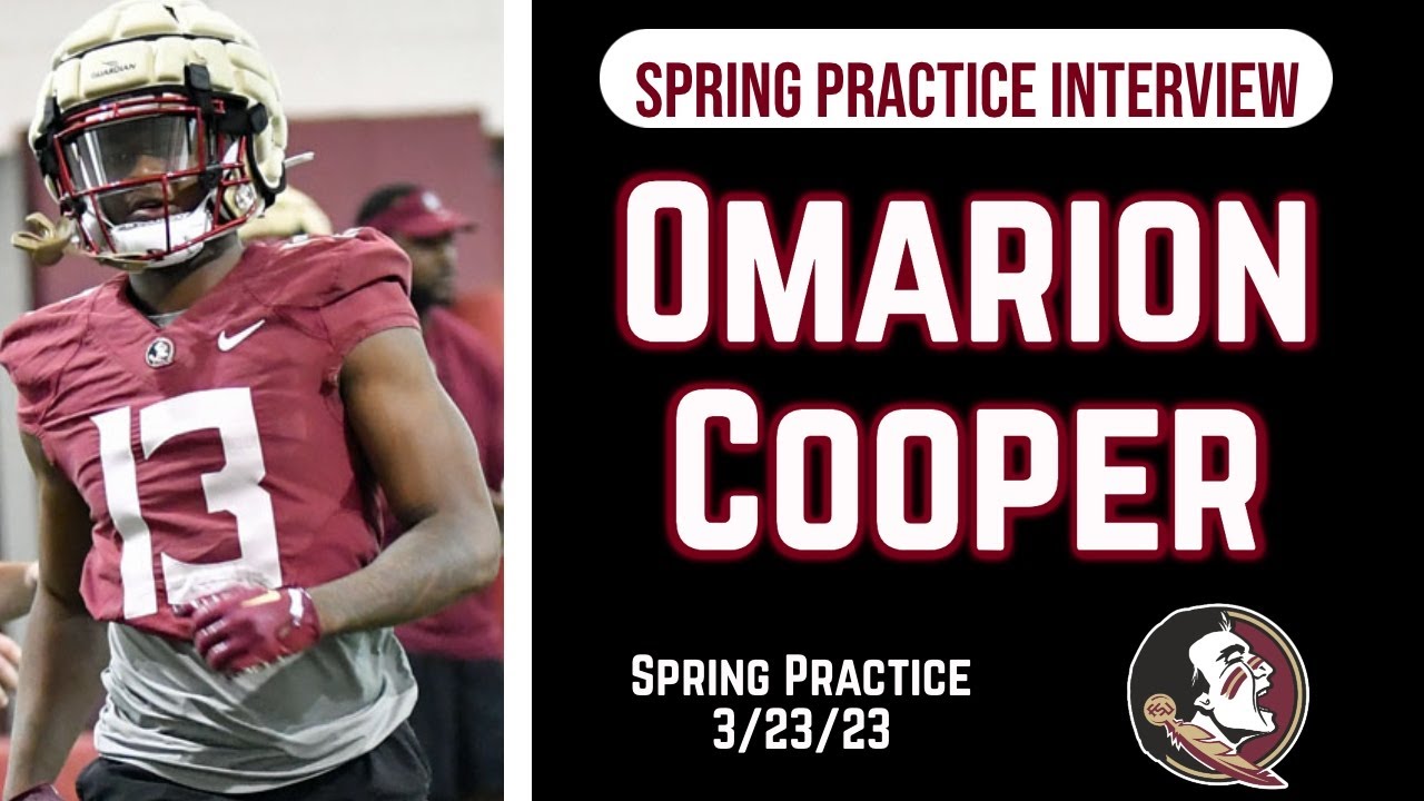 FSU DB Omarion Cooper | FSU Football Spring Practice Interview ...