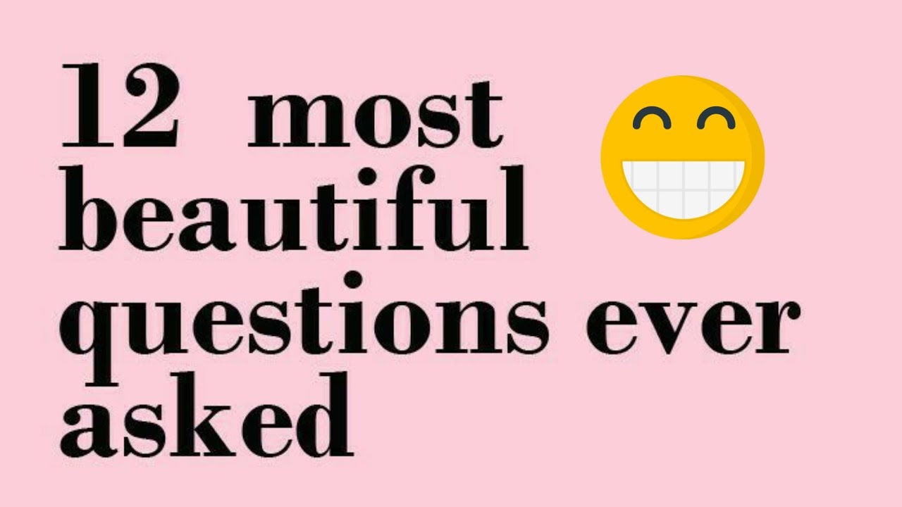 I Answered Some of the “Most Beautiful Questions Ever Asked” :) - YouTube