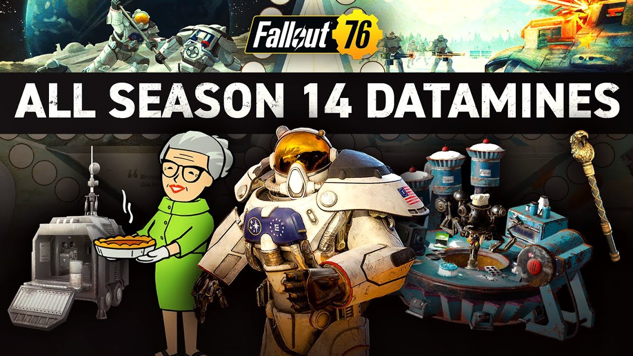ALL DATAMINED REWARDS for Season 14! - Fallout 76 - YouTube