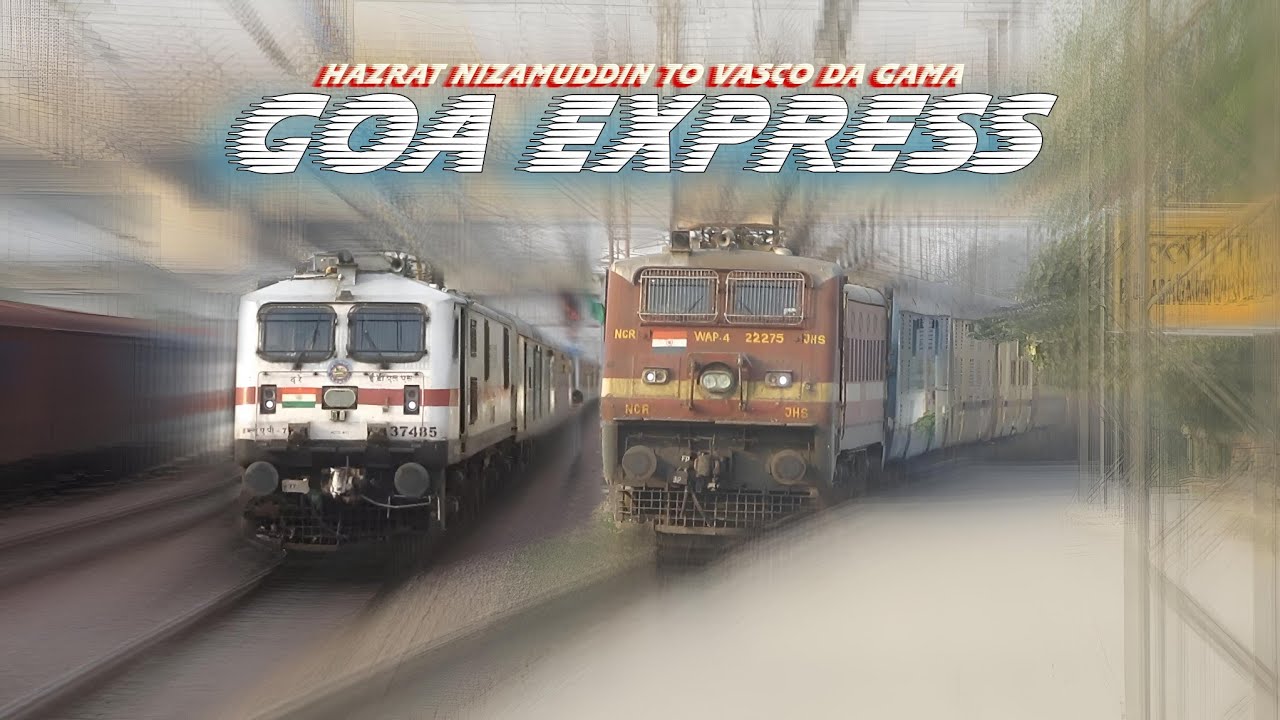 ICF 110Kmph & LHB 130Kmph GOA EXPRESS || Indian Railways.!! - YouTube