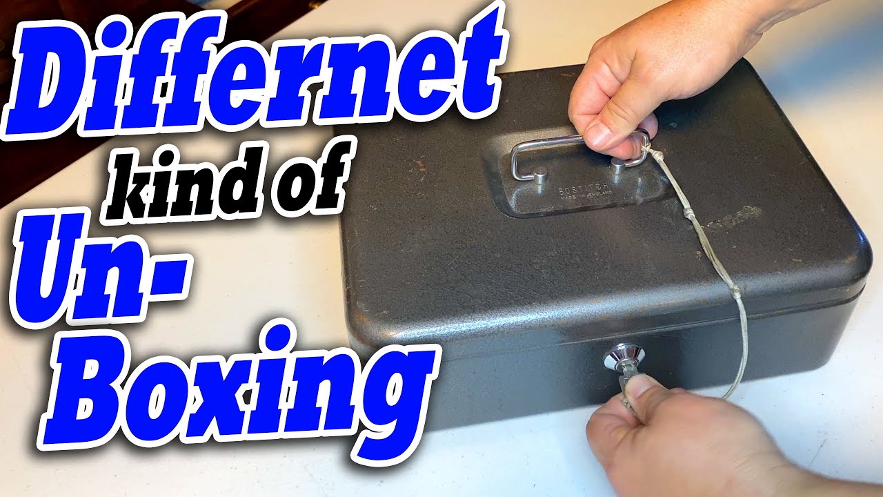 FOUND CASH BOX but a different type of unboxing, since we can't go to a ...