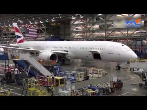 The whole manufacturing process of Boeing 787-9 Dreamliner - YouTube