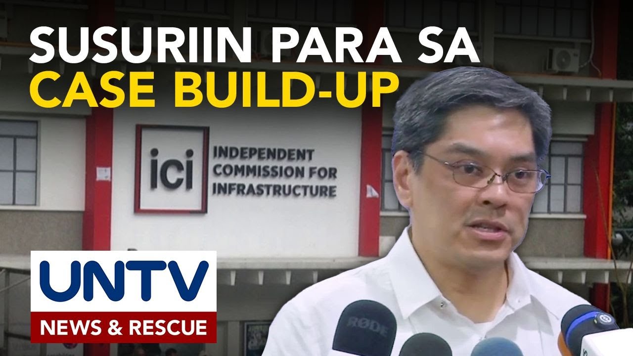 Mga dokumentong kaugnay ng flood control projects, susuriin ng ICI para sa case build-up - YouTube