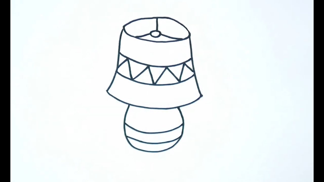 ¿Cómo Dibujar una Lámpara? - 💡 Dibujo de una Lámpara 💡 - YouTube