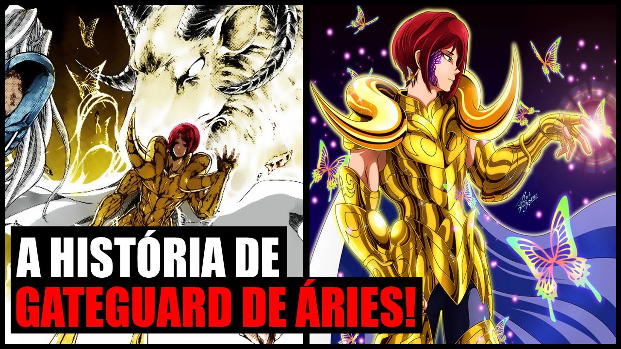A História do CAVALEIRO de ÁRIES MALÍGNO! Gateguard de Áries / Saint ...