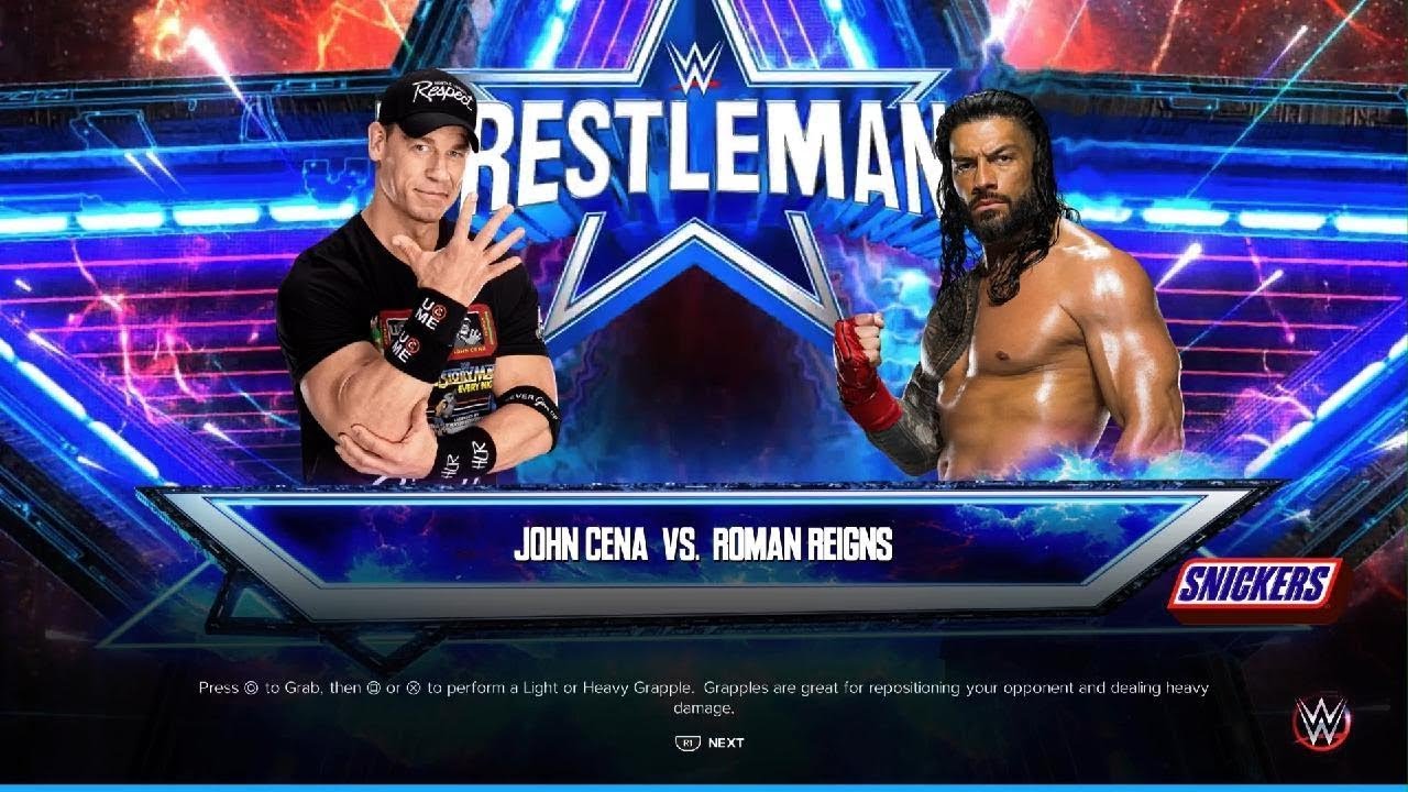 John Cena Vs Roman Reigns - WWE Championship Match_WWE 2K23 Gameplay - YouTube