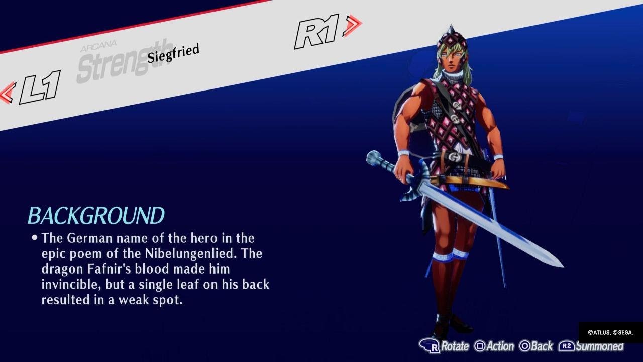Persona 3 Reload how to fuse Siegfried - YouTube