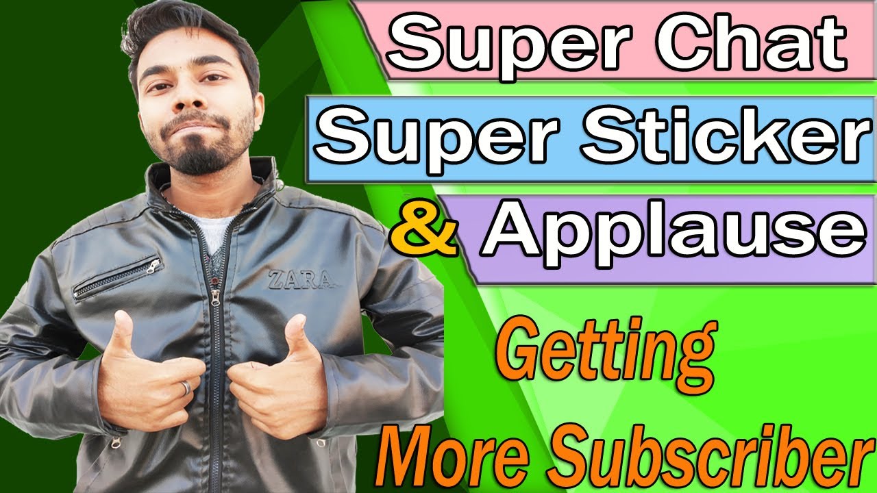 How To Enable Super Chat,Super Sticker,Applause on YouTube Channel 2020 ...
