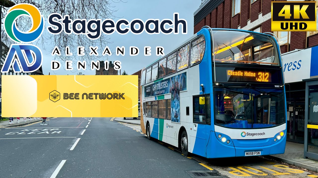 [Stagecoach Manchester Bee Network: 382 Stockport to Woodley via ...