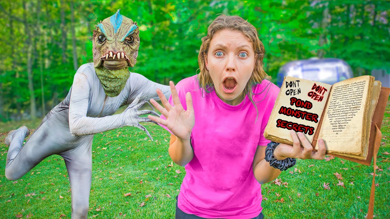 Captured Pond Monster Secret !! (Revealing Mystery Neighbor Evidence ...
