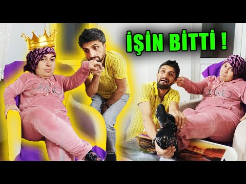 BİR GÜNLÜĞÜNE EŞİME KÖLE OLDUM ! KRAL VEZİR - Fenomen Ailesi