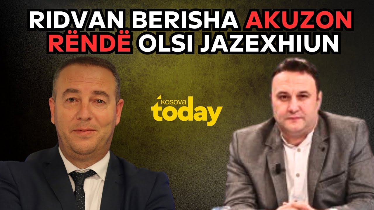 Ridvan Berisha lidhet në program, akuzon rëndë Olsi Jazexhiun - YouTube
