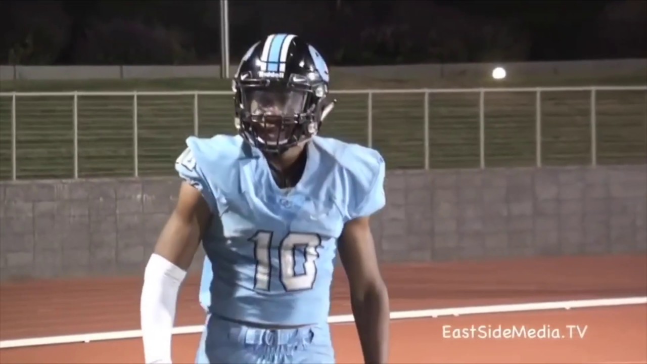 Demoni Sanchez Senior Football Highlights 2018-19 - YouTube