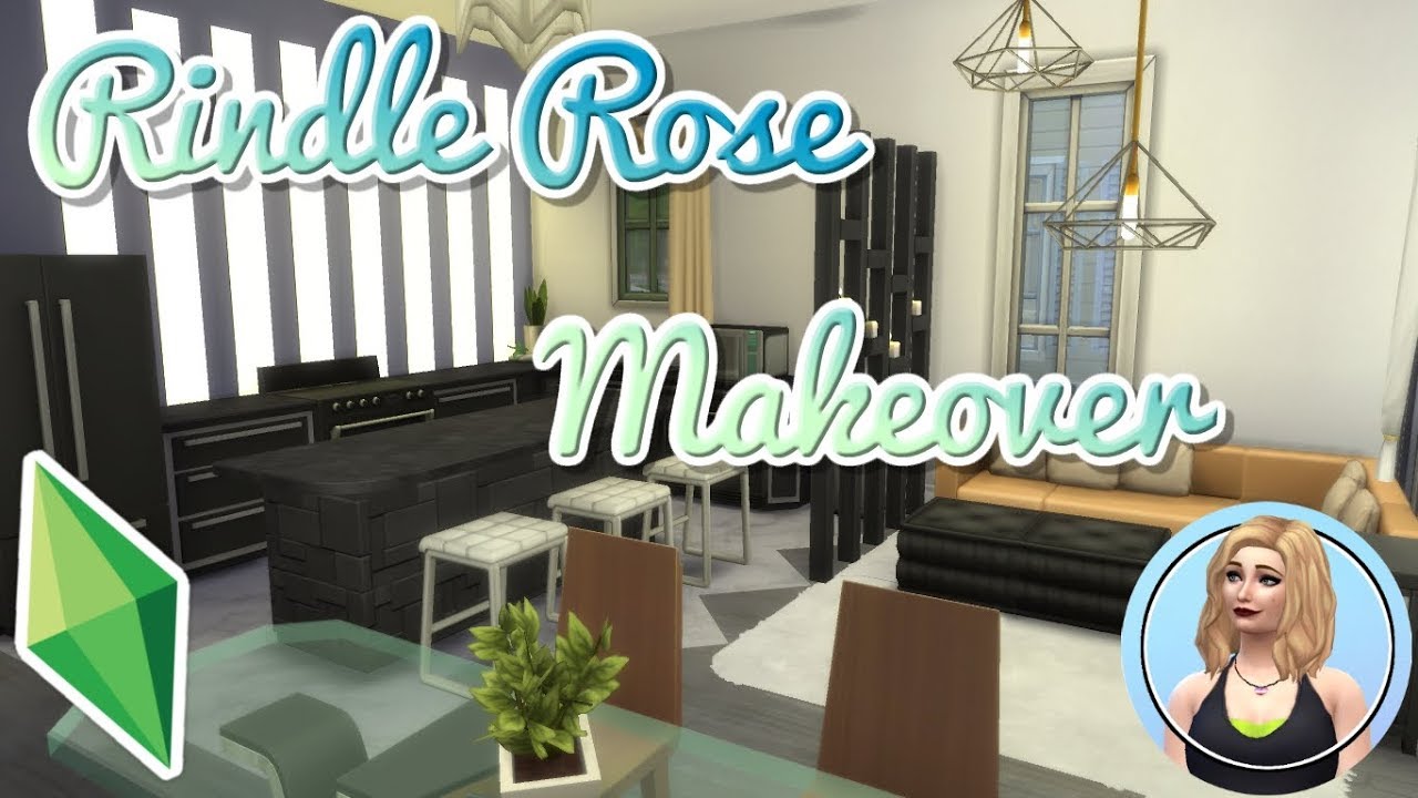 Rindle Rose Makeover | The Sims 4 | SpeedBuild - YouTube