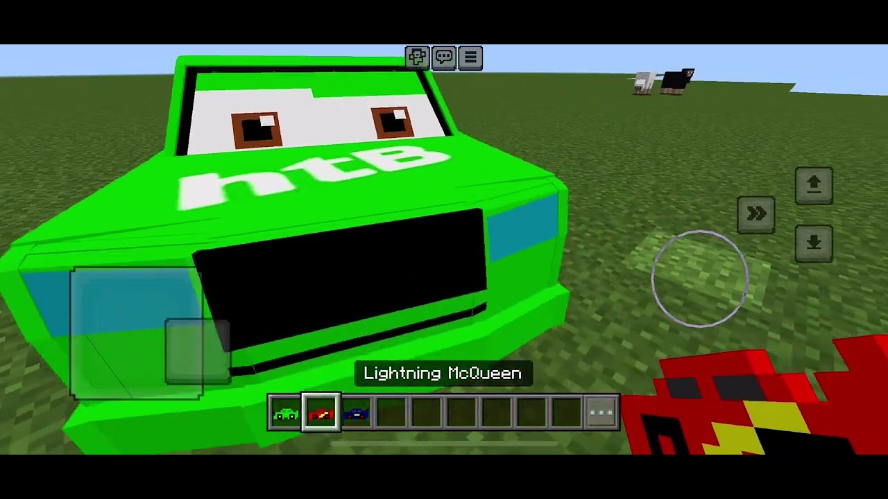 Lightning McQueen Mod Minecraft PE - YouTube