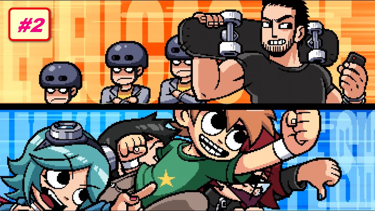 Scott Pilgrim vs. The World: The Game. Full walkthrough! 2nd evil ex ...