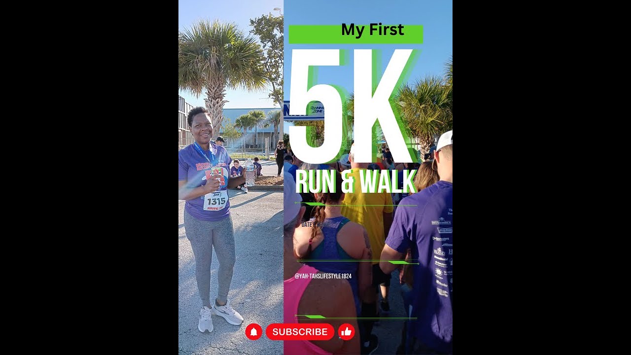 My First 5K Run From Couch to Finish Line - YouTube
