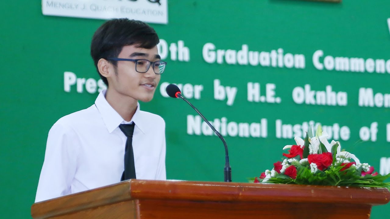 Contest Winner Speech, 20th Aii Graduation Commencement | American ...