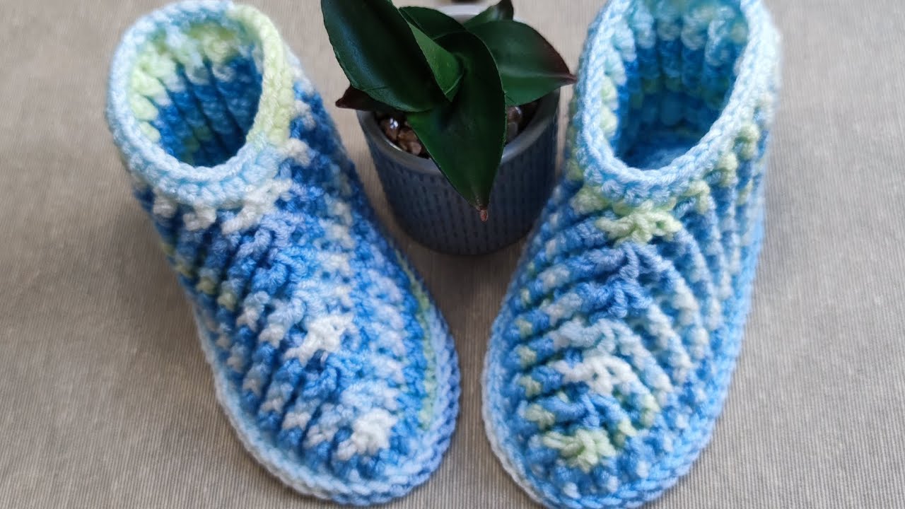 Botosei Crosetati "Andi" Marimea 1-2 Ani 🧶 - YouTube