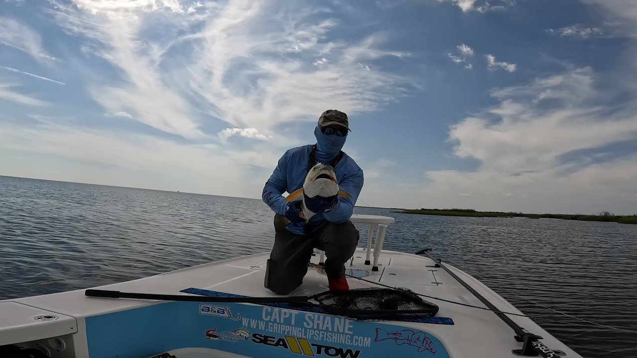 Epic, Awesome Solo Fly-Fishing trip for Redfish in Myrtle Grove ...
