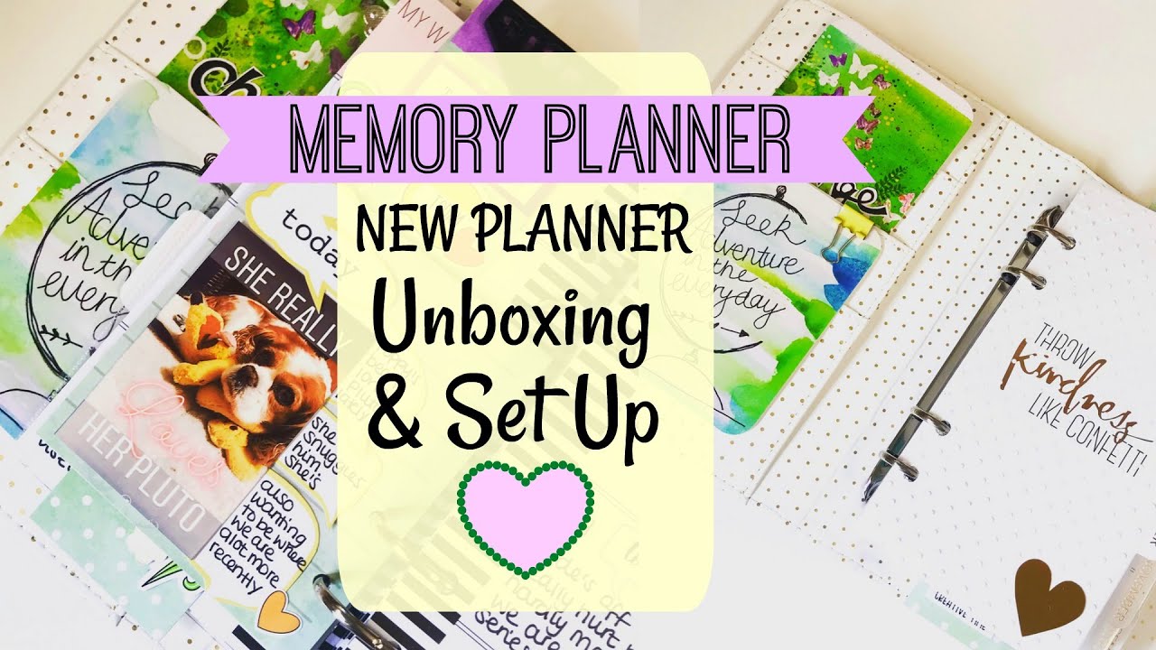NEW MEMORY KEEPING PLANNER | Unboxing & Set Up| Changing How I ...