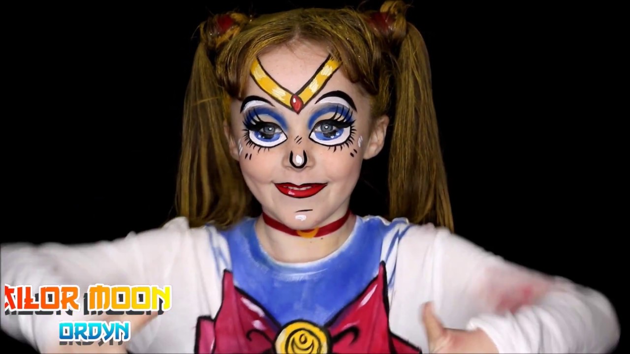 Sailor Moon Makeup Tutorial for KIDS! - YouTube