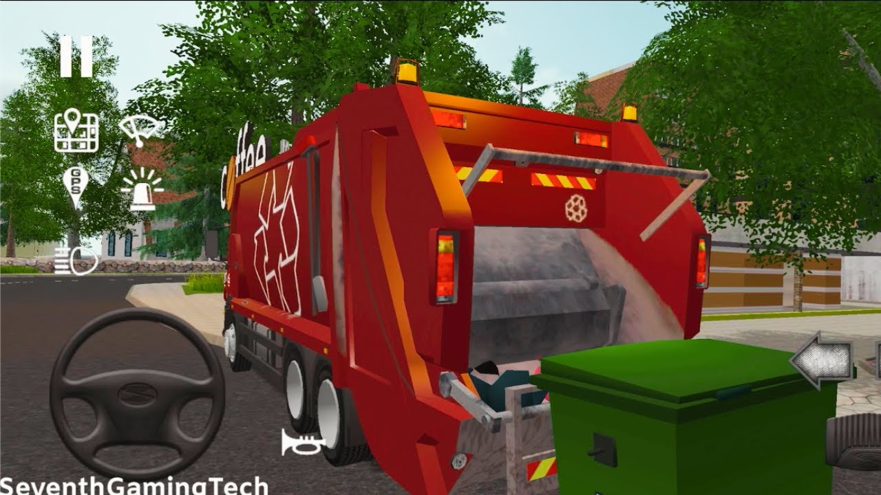Heavy Duty Truck Loading Trash ♻️♻️♻️♻️♻️ Trash Truck Simulator Mobile ...