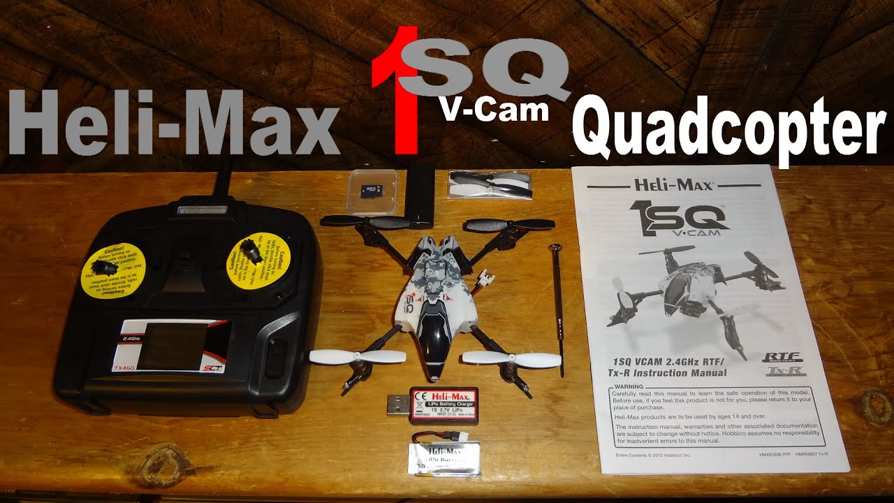 Unboxing of my Heli-Max 1SQ V-Cam Quadcopter - YouTube