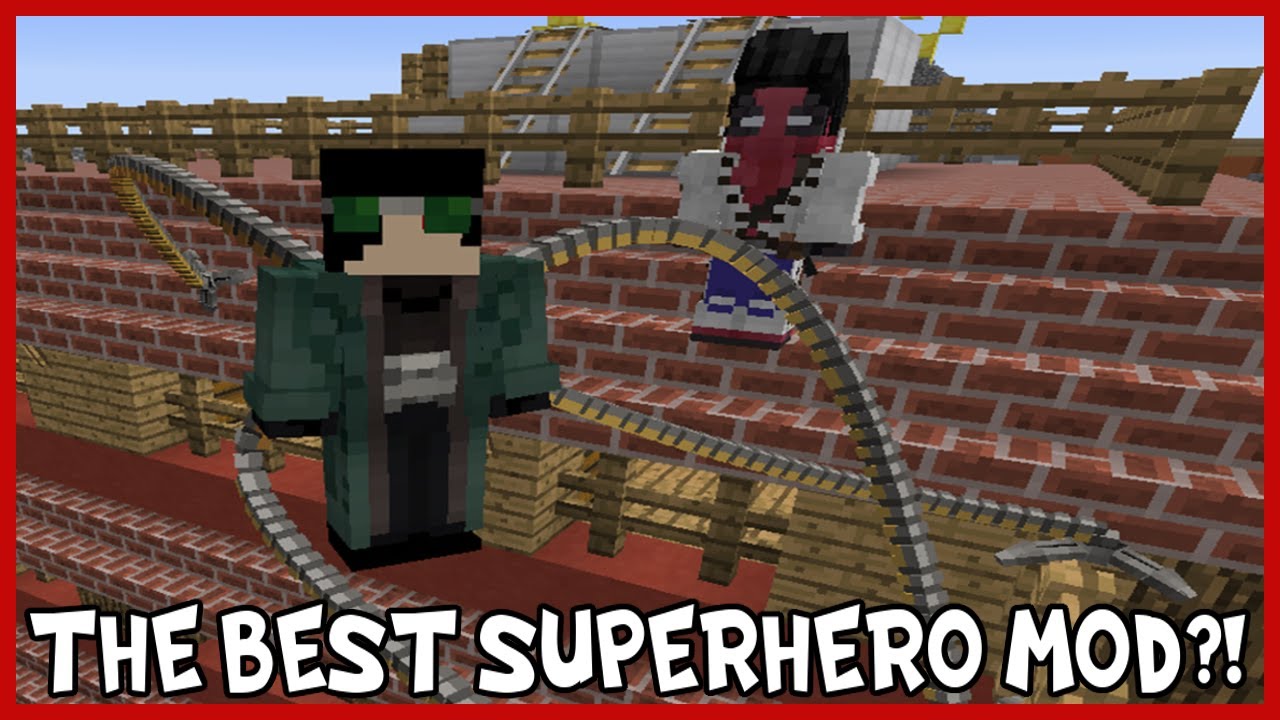 THE BEST SUPER HEROES MOD?! Minecraft Fisk's Superheroes Mod Review ...