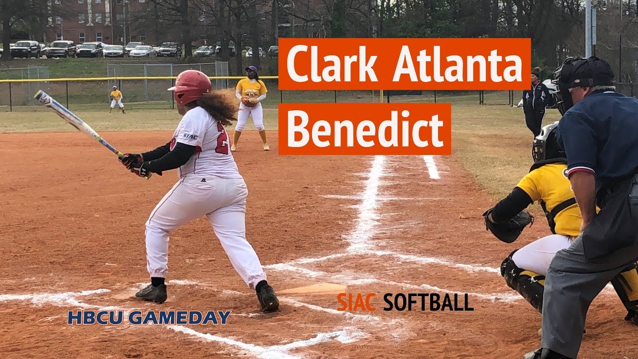 SIAC Softball: Benedict vs Clark Atlanta - YouTube