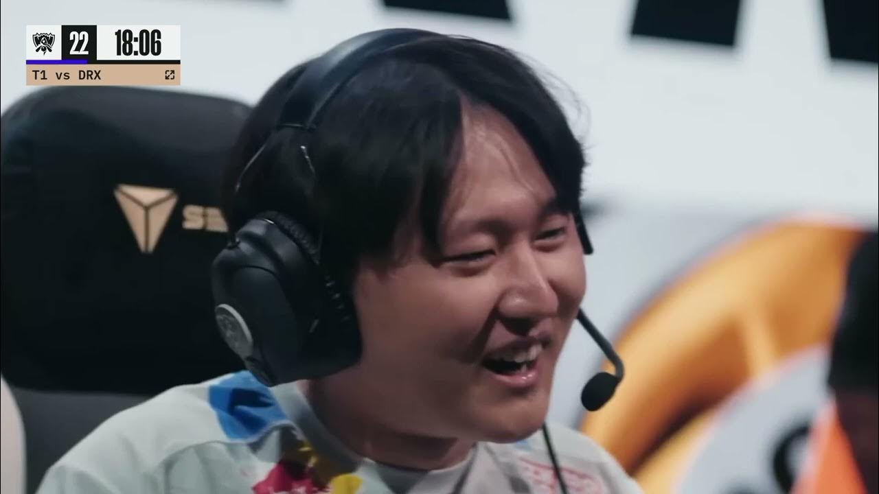 FINALE Worlds 2022 - T1 vs DRX (Game 1) - YouTube