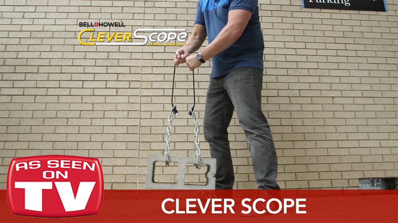 Clever Scope strong flexible flashlight with magnets - YouTube