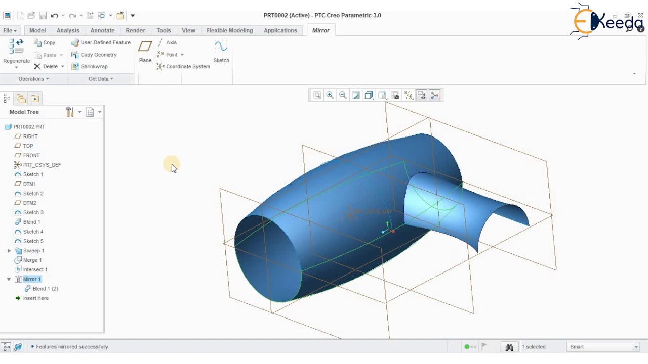 Surface Sweep, Blend Intersect and Fill - YouTube