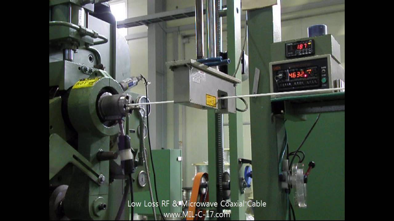 Manufacturing Process for Low Loss Microwave Coaxial Cable - YouTube