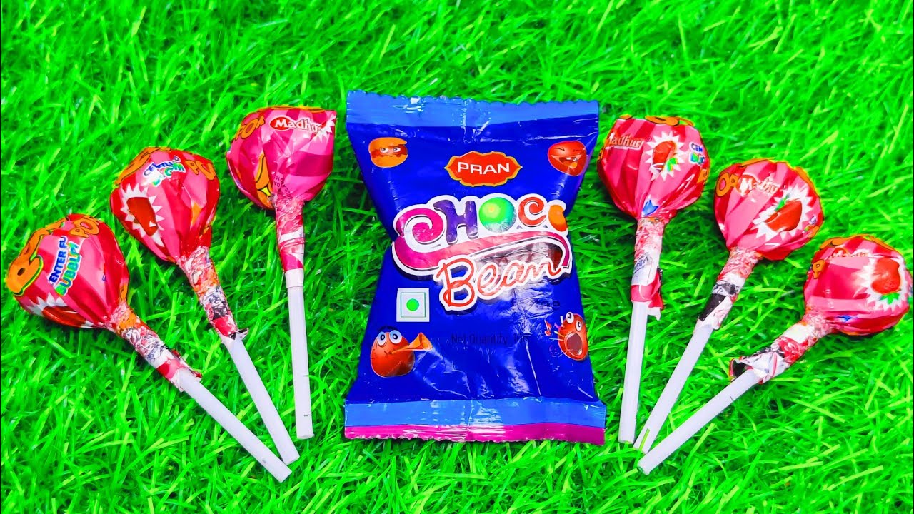 Blue Candy Packet & Pink Candy Lollipop Unpacking ASMR Videos - YouTube
