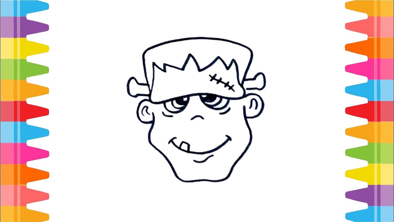 How to Draw Frankenstein | Easy Drawing Step by Step - YouTube