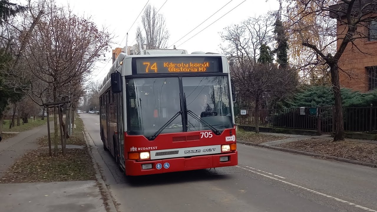 705-ös Ikarus 412T - YouTube