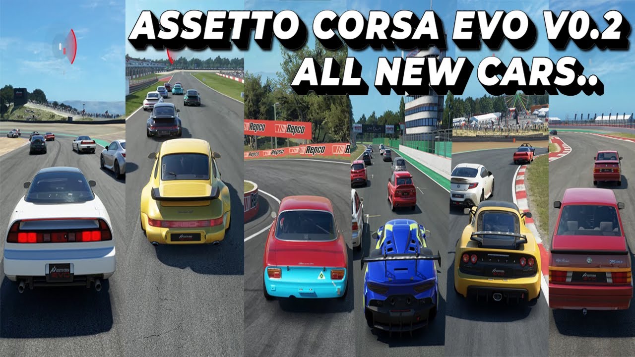 Assetto Corsa EVO v0.2 | All New Cars Gameplay | Game is getting better ...