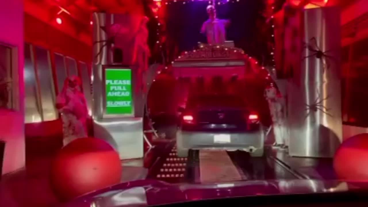 Drive through this spooky car wash on Oct. 28 - YouTube