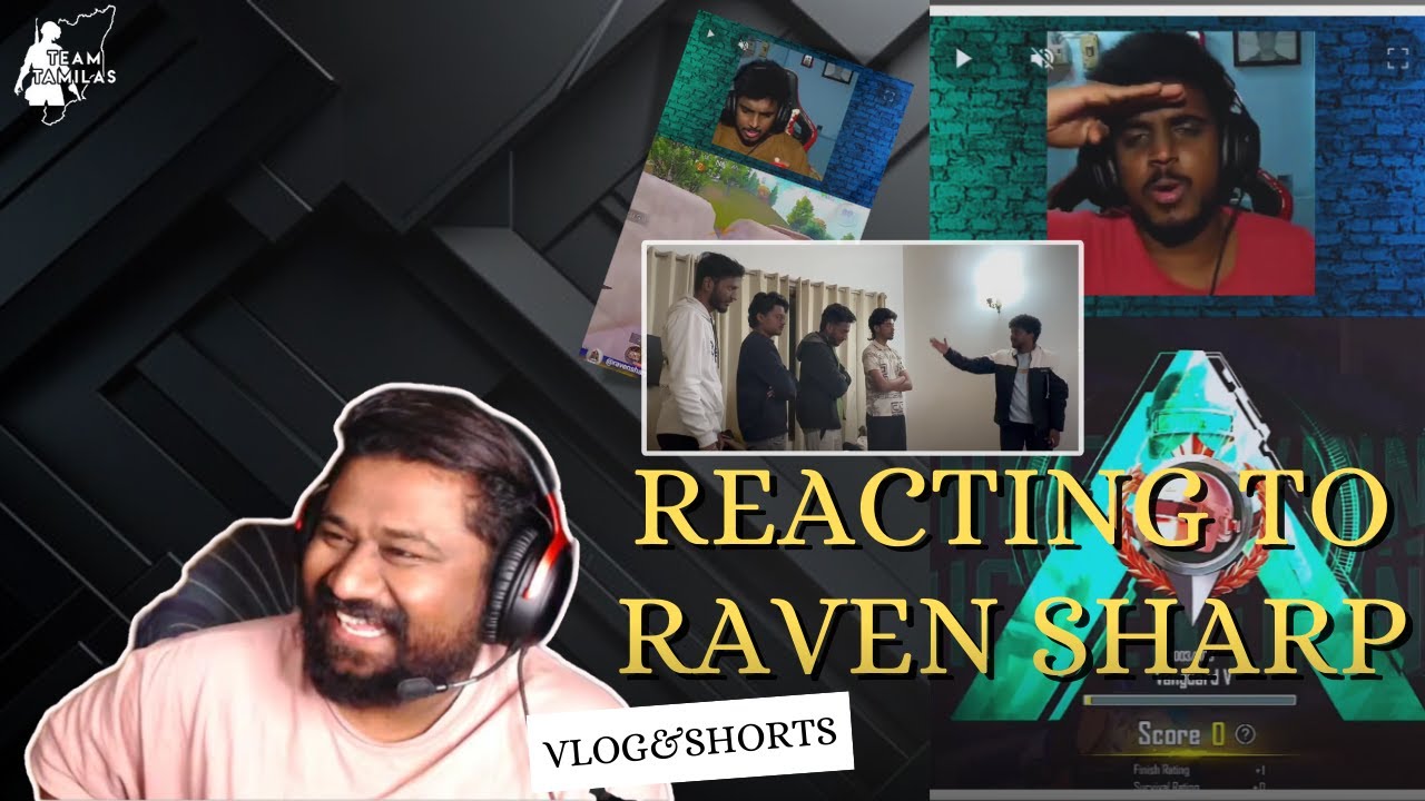REACTING TO SHARP VLOG II BEST ONE I'VE EVER SEEN #bgmitamil #vaadhi #pubg - YouTube
